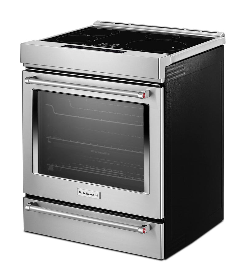 KitchenAid Stainless Steel Induction Slide-In Range with Air Fry (6.40 ...