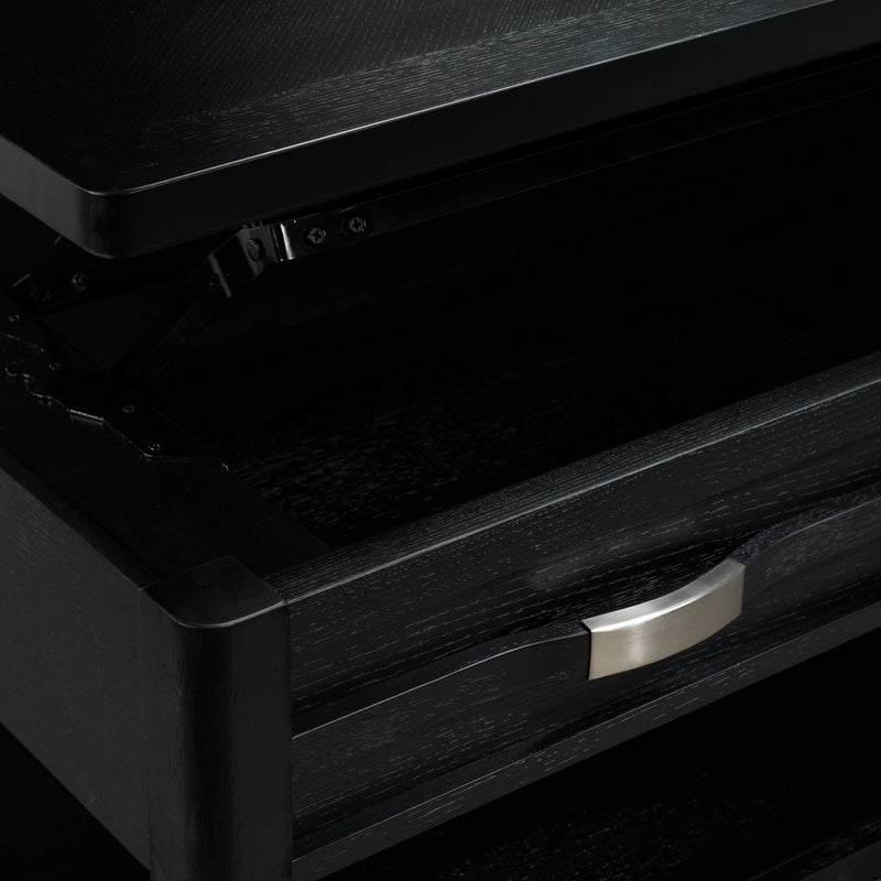 Hanoi Lift-Top Coffee Table - Black | Furniture.ca