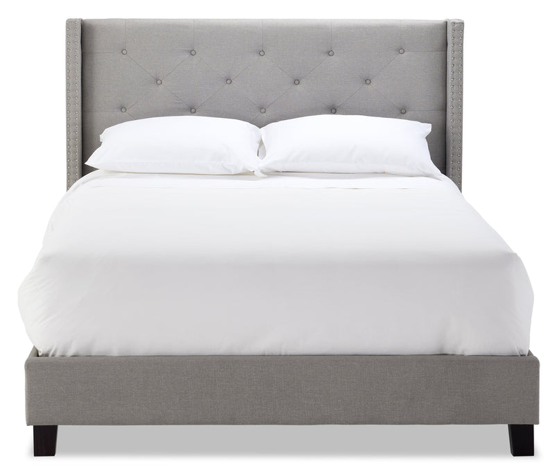 Dorsey Queen Bed - Grey | Furniture.ca