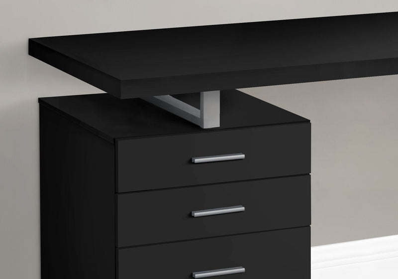 Tintern Reversible Desk - Black | Furniture.ca