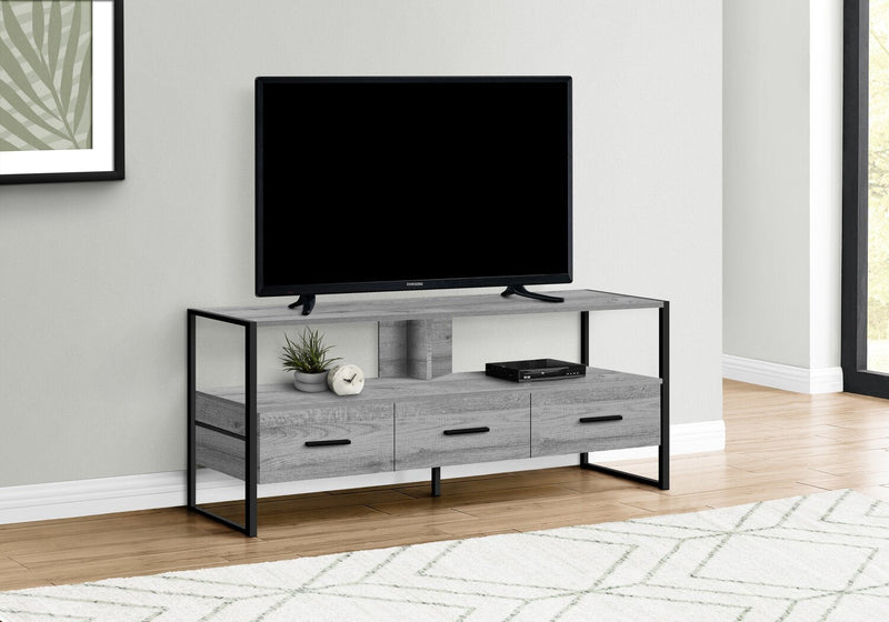 Perry 48" TV Stand - Grey | Furniture.ca