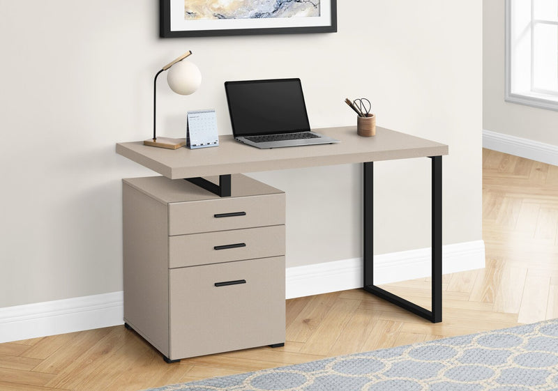 Tintern Reversible Desk - Taupe | Furniture.ca